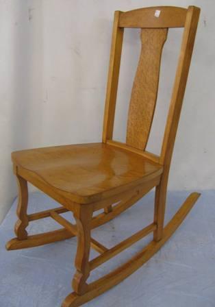 Bird's Eye Maple Sewing Rocker