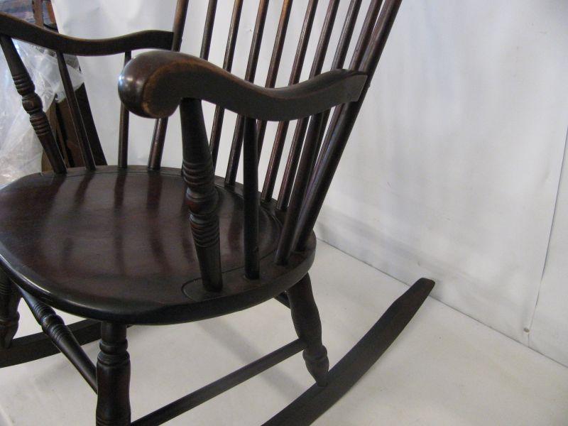 'S.Bent & Bros.'Mahogany Rocking Chair