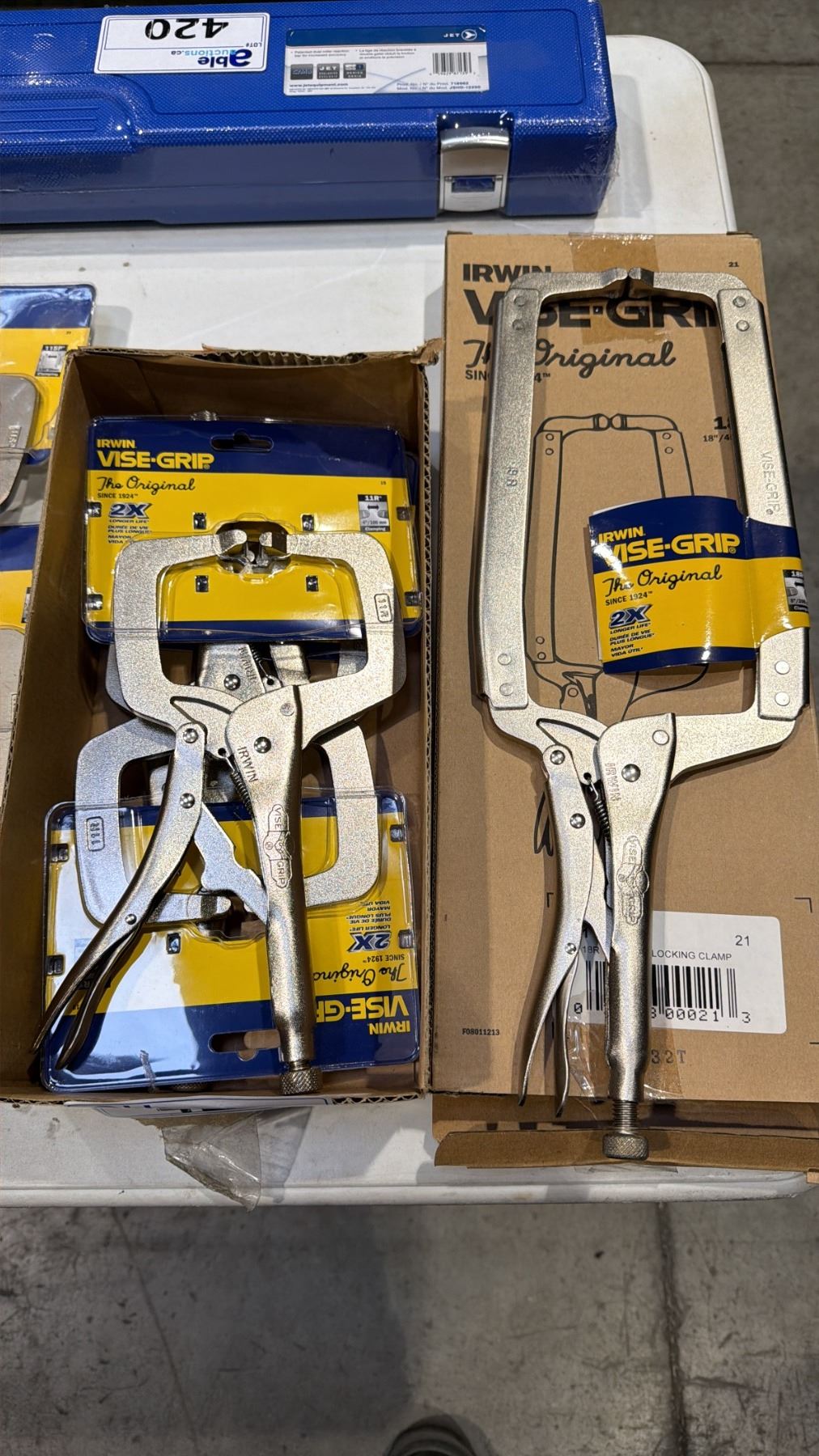 *NEW* 6-VISE-GRIP CLAMPS & 1-LOCKING PLIERS - Able Auctions