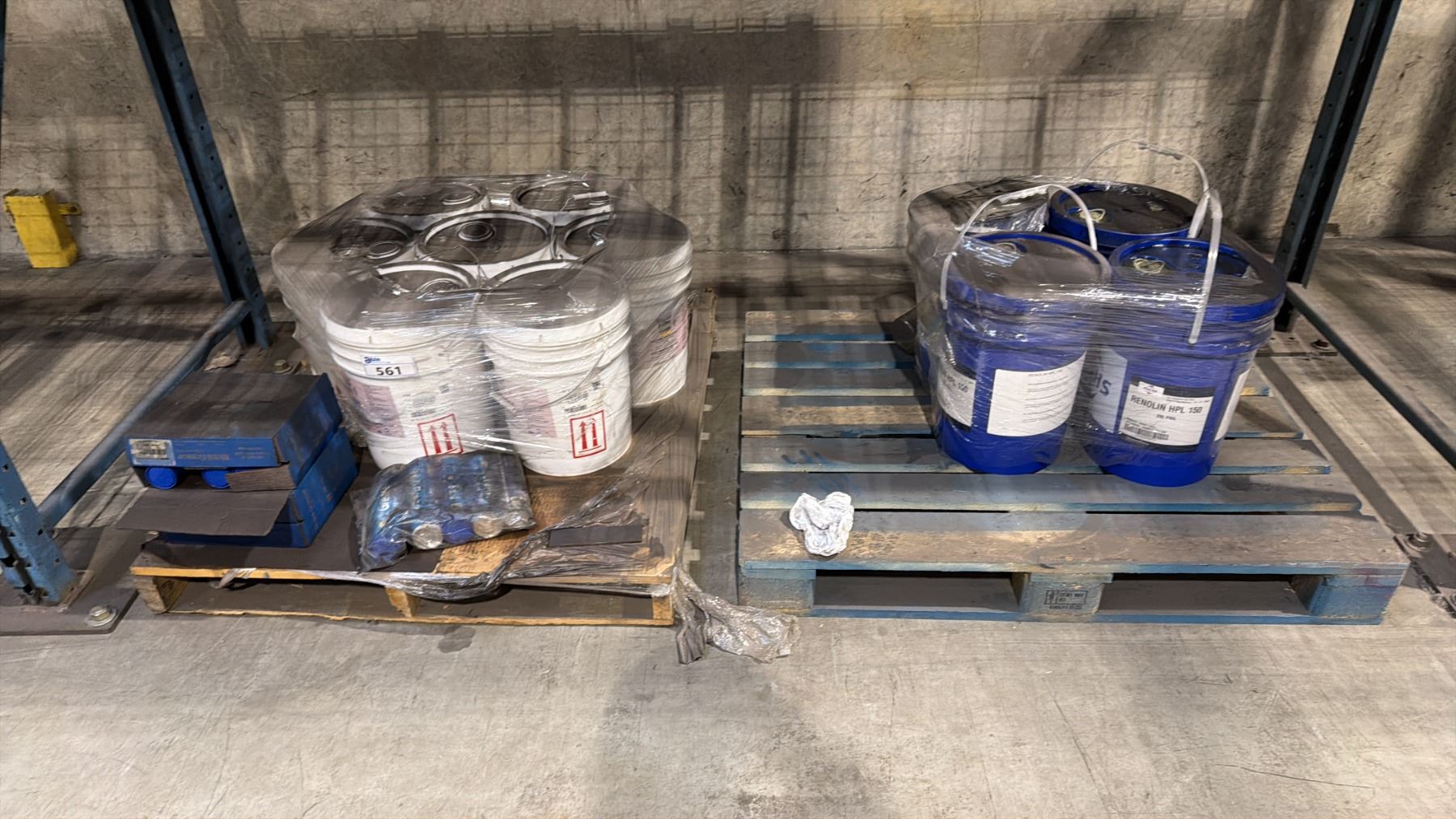 7- 5 GALLON PAILS OF SUPER LUBE MULTI-USE SYNTHETIC OIL, ASSORTED TUBES ...