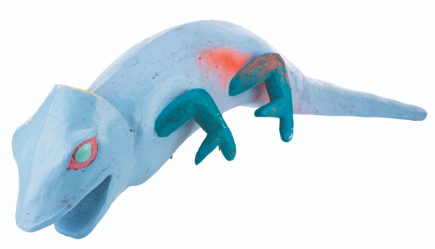 An Animal Kingdom Pizzafari Lizard Prop.