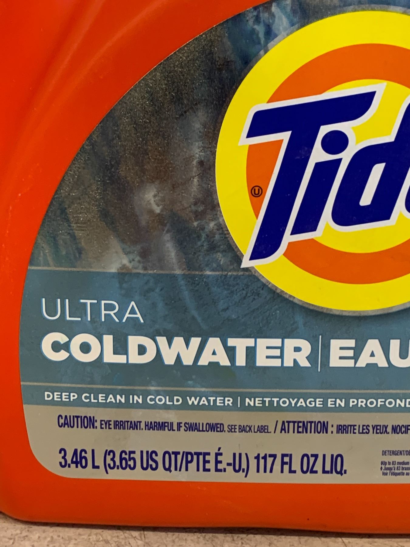 Tide Ultra Cold Water Deep Clean Laundry Detergent 83 Loads