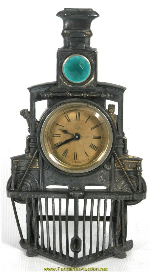 Ansonia Novelty No. 44 Train Desk Clock