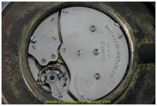 Waltham Miniature Presentation Banjo Clock