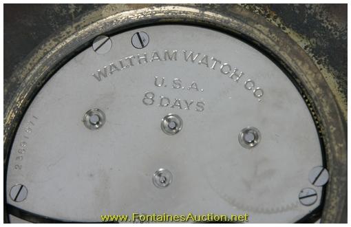 Waltham Miniature Presentation Banjo Clock