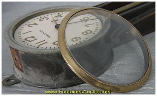 Waltham Miniature Presentation Banjo Clock