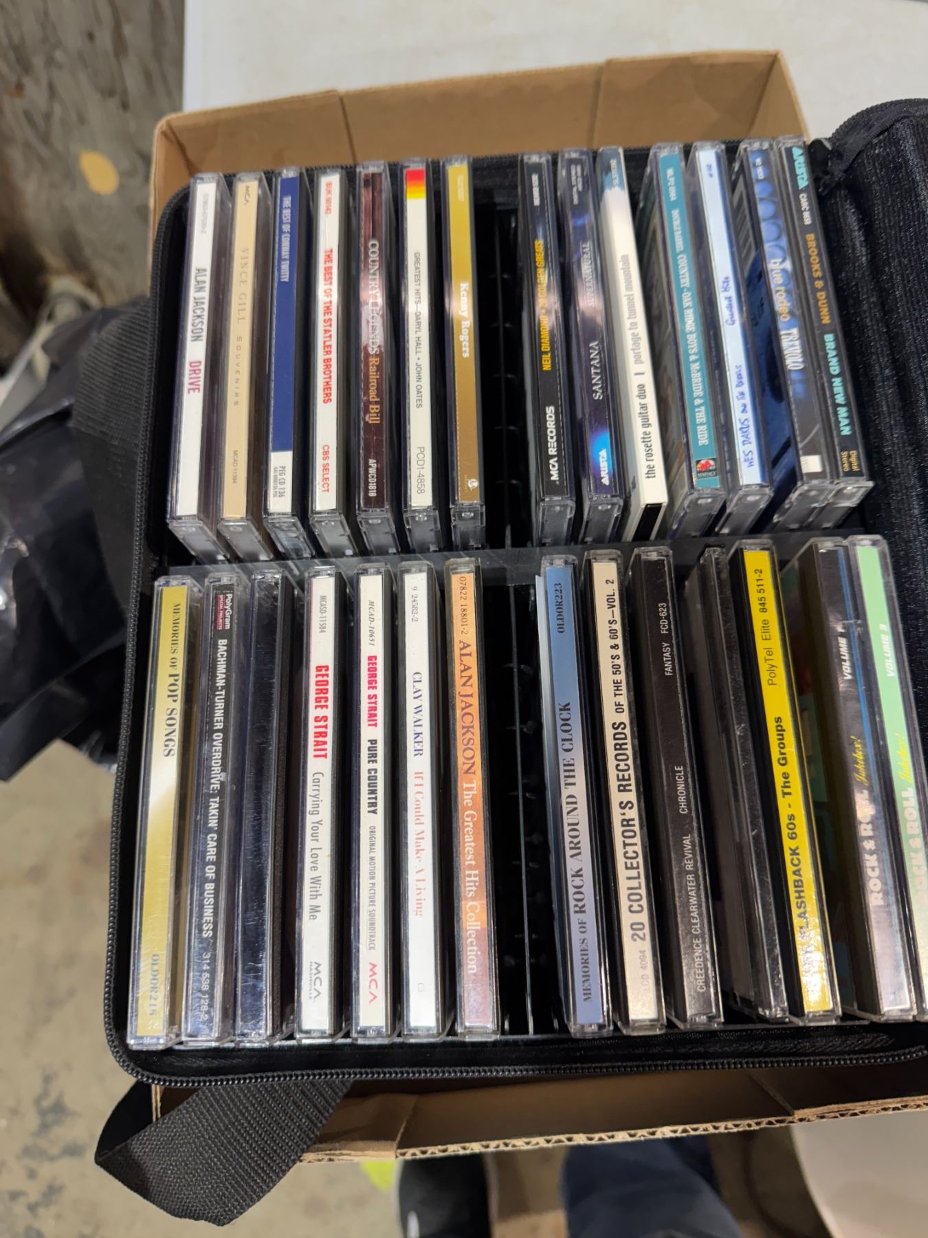 CDs Alan Jackson, Vince Gill, Neil Diamond, rock 'n' roll, George ...