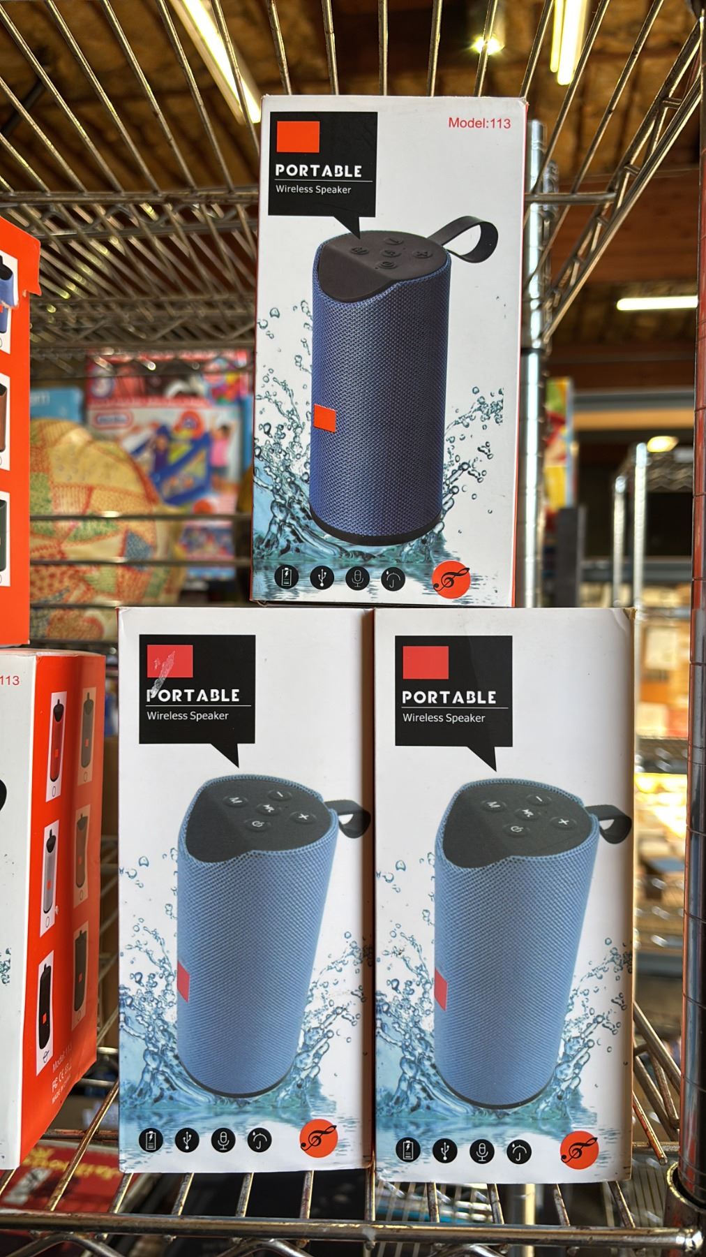 (3) PORTABLE WIRELESS SPEAKERS - MODEL: 113 - Able Auctions