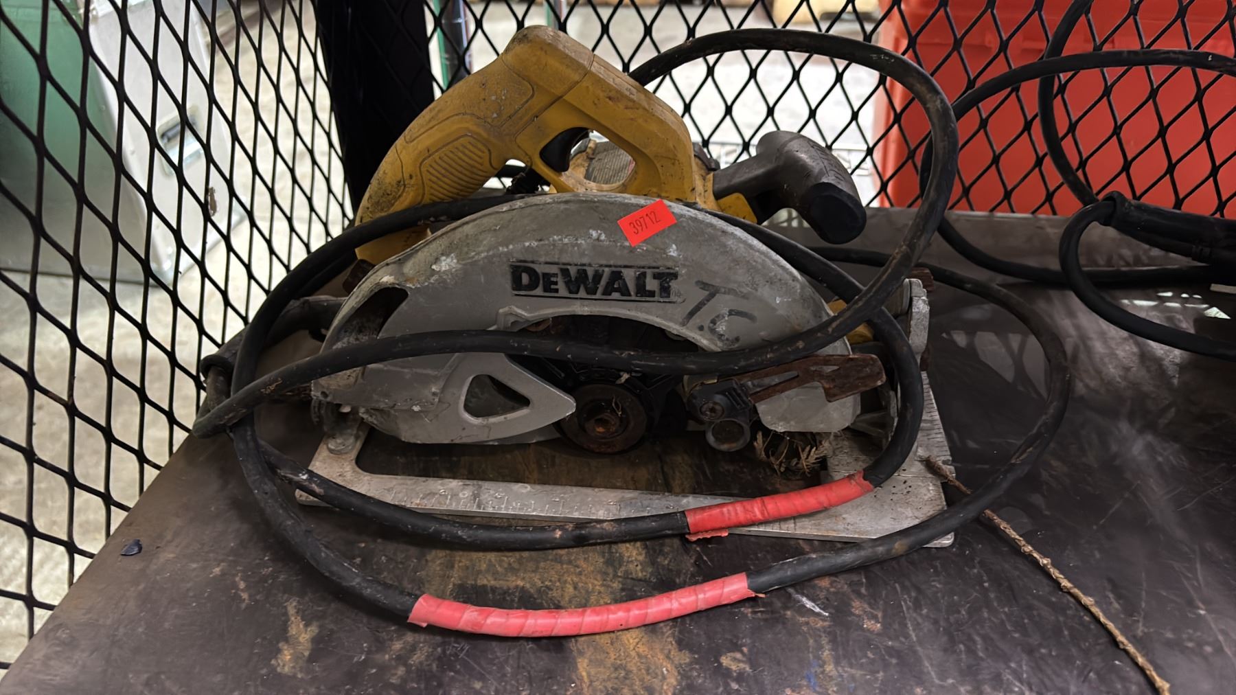 SHELF OF DEWALT CIRCULAR SAWS, DEWALT CORDLESS DRILLS, FLEXICORD POWER ...
