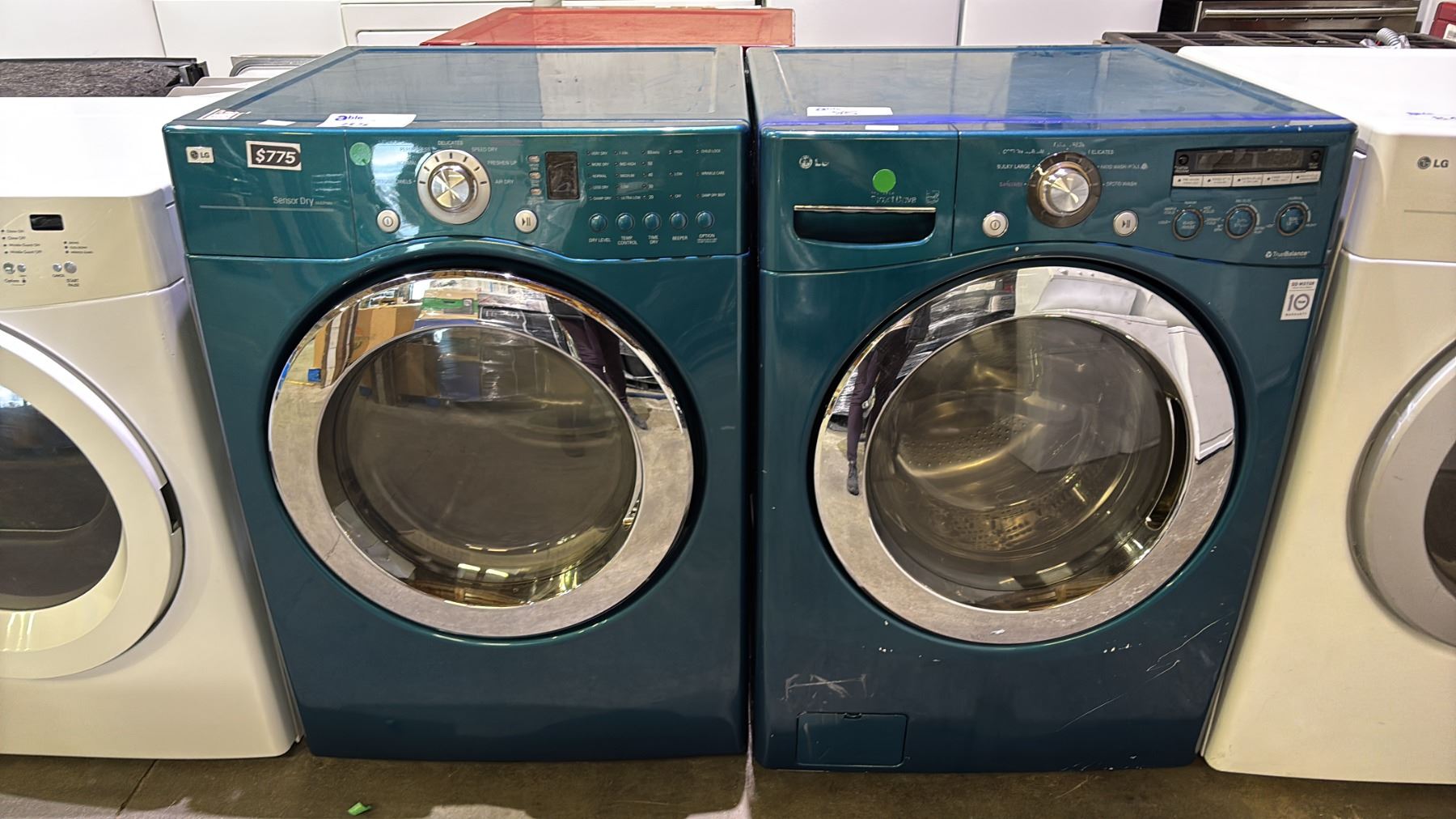 LG BLUE FRONT LOADING WASHER & DRYER SET - Able Auctions