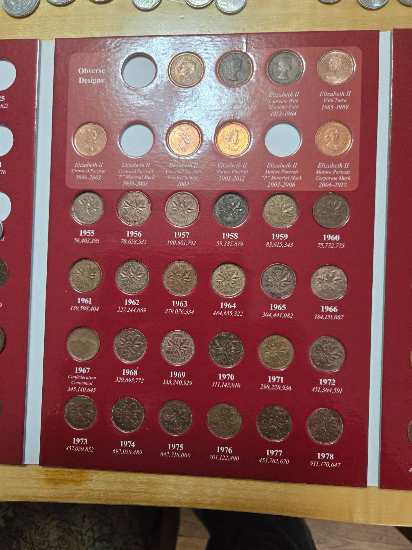 Canadian Coin Collection With Folder and Loose Coins