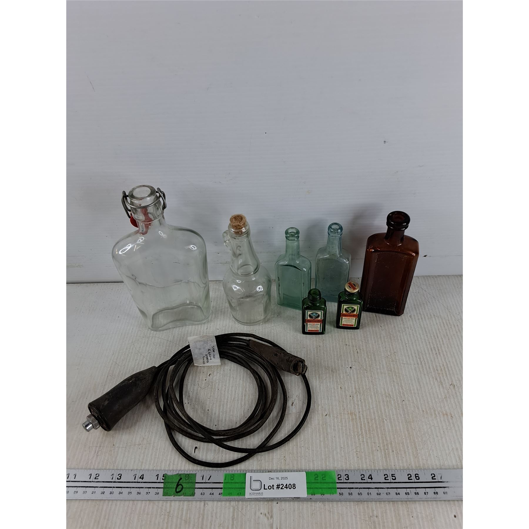 Vintage Bottles - Swing Top, Cork Top, Mini Jagermeister, Amber Bottle ...