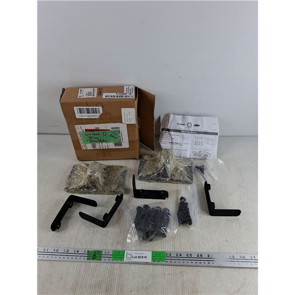 Welded D Ring Brackets - New - Bodnarus Auctioneering