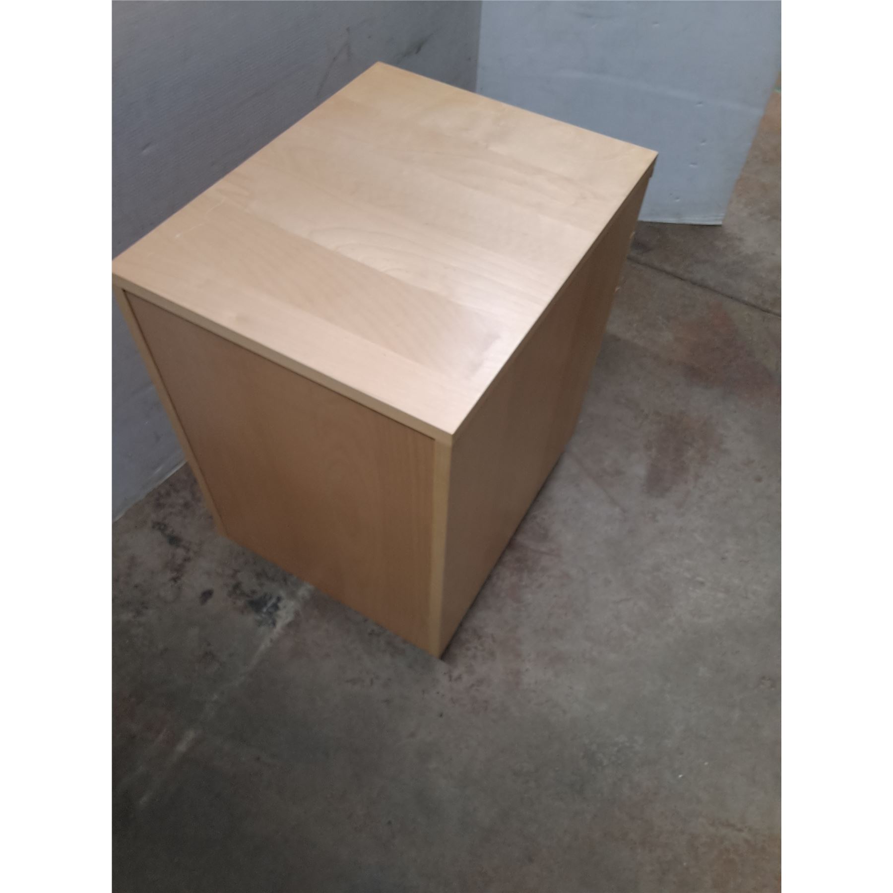 * Wooden Style 3 Drawered Filing Cabinet, Cannot Ship, Measurements are ...