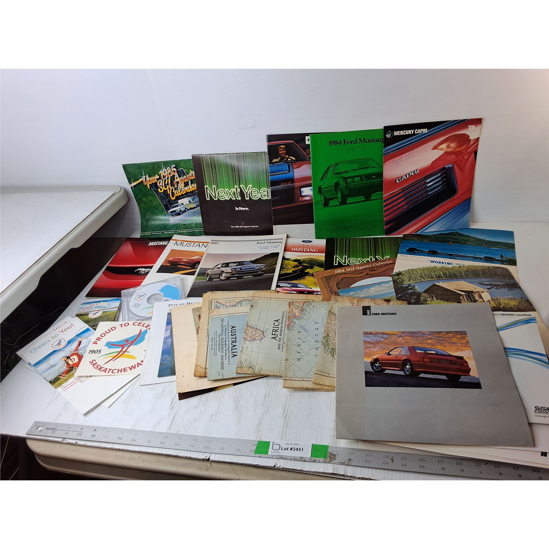 Vintage National Geographic Maps & Promotional Car Booklets, Expired ...