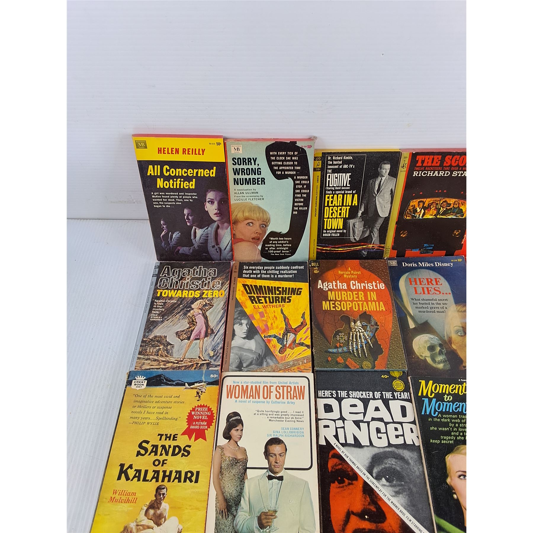 (24) Assorted Books - Helen Reilly, Michael Barrett, Richard Stark ...