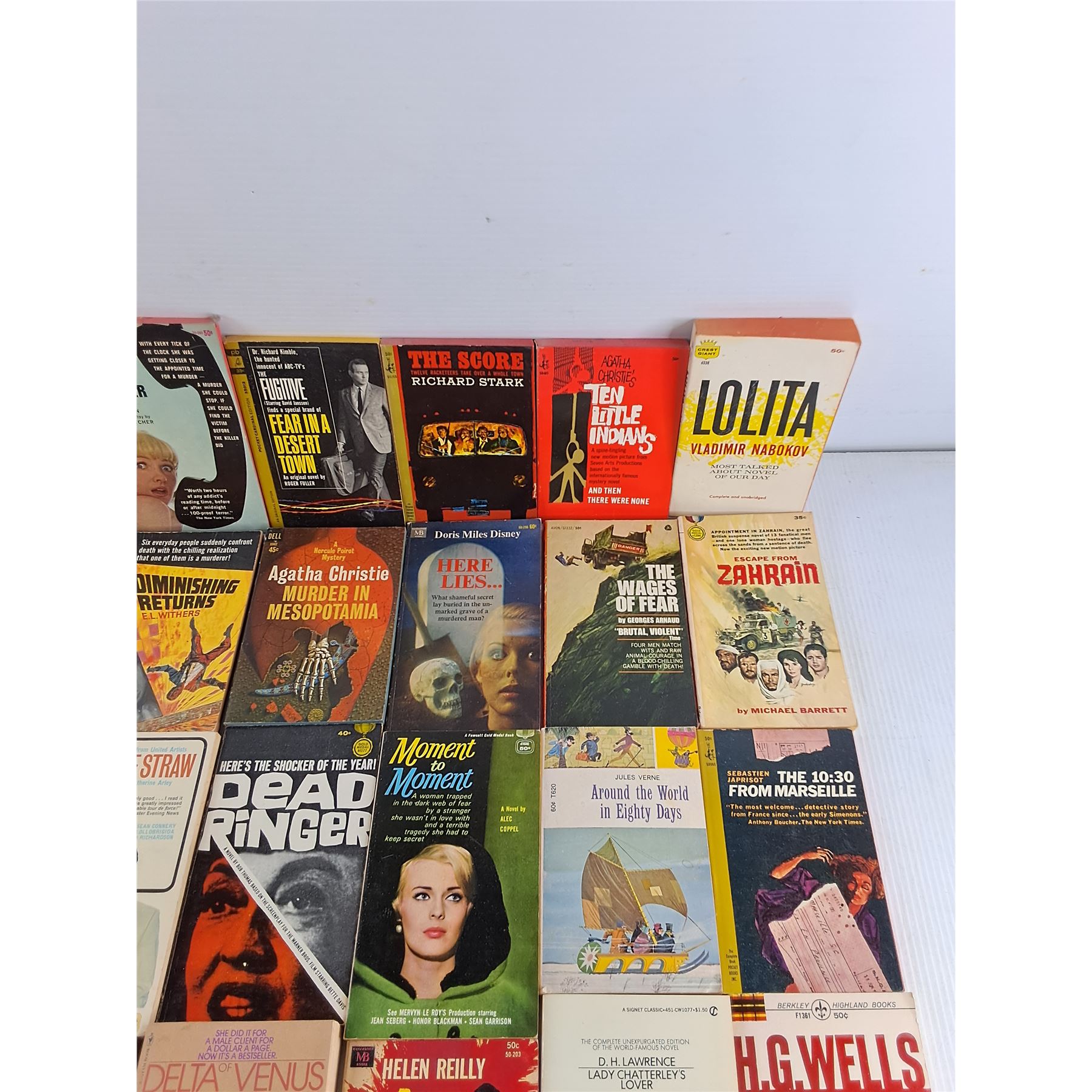 (24) Assorted Books - Helen Reilly, Michael Barrett, Richard Stark ...