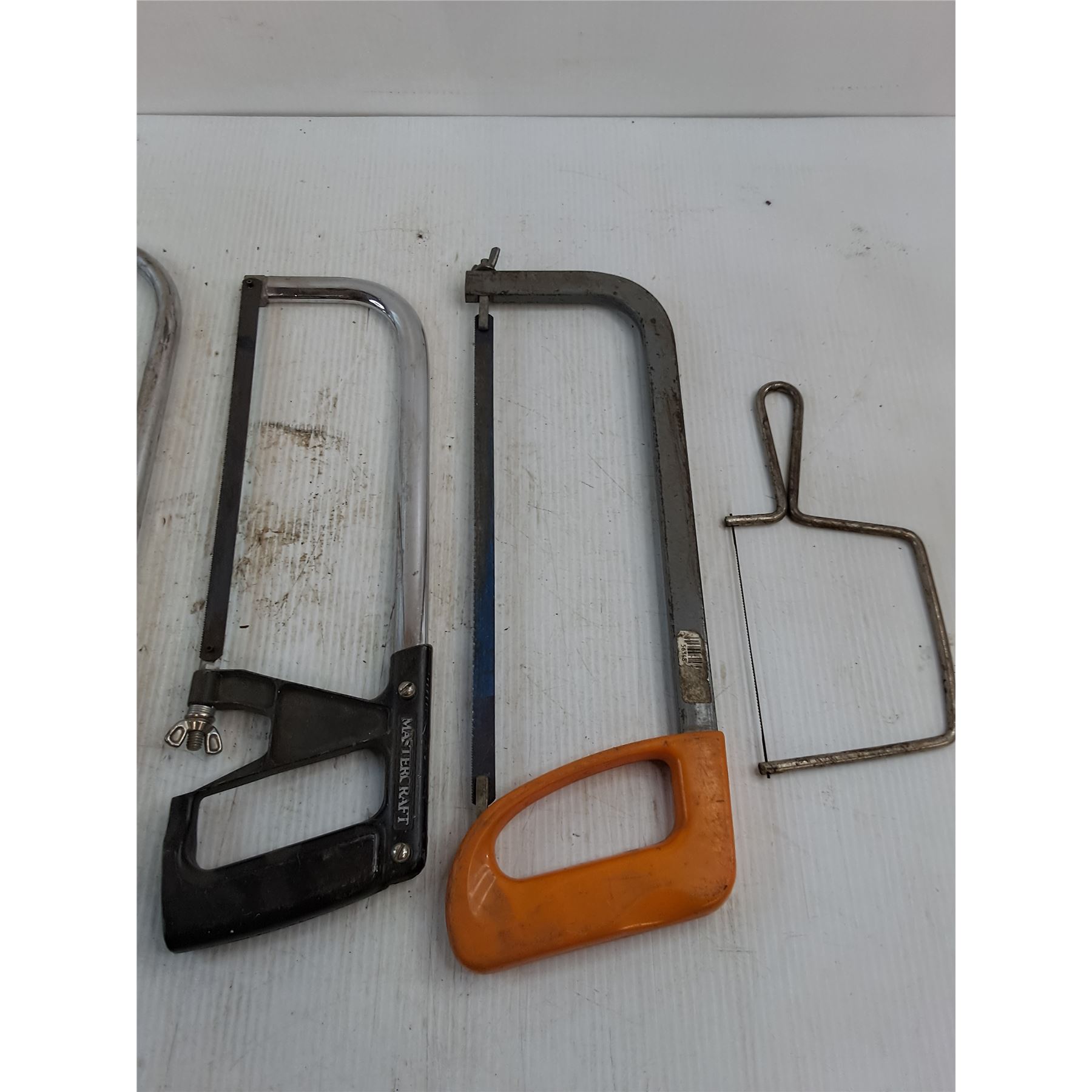 (5) Hack Saws - 2 Missing Blades, As is - Bodnarus Auctioneering