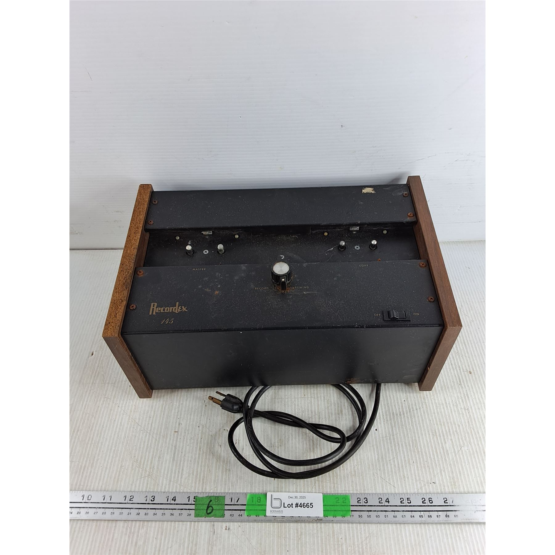 Vintage Recordex 145 Duplicator Unit - Copy/Record Machine - Powers On ...