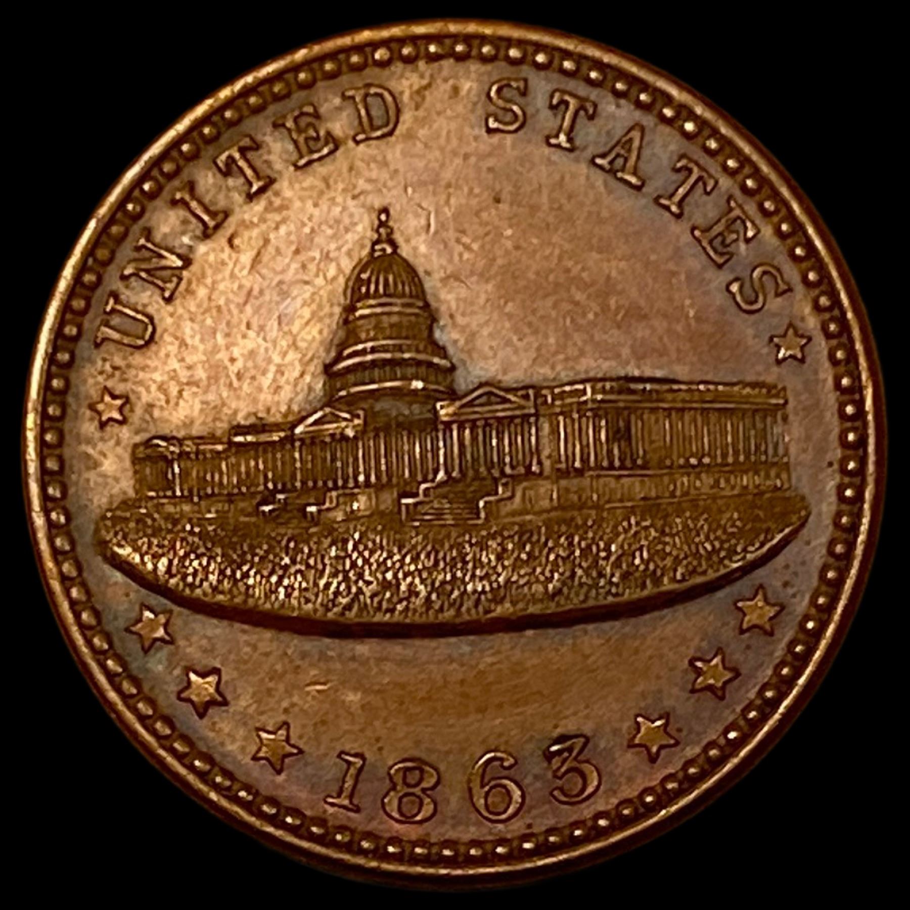 1863 Civil War Token - E.W. Atwood UNCIRCULATED