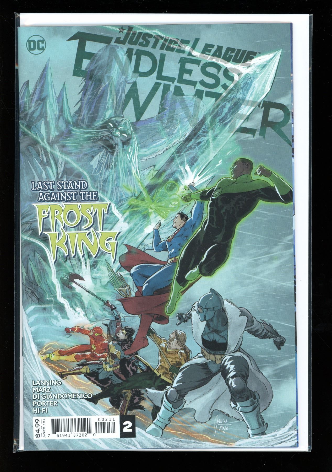 DC Justice League Endless Winter #2 (new never read)