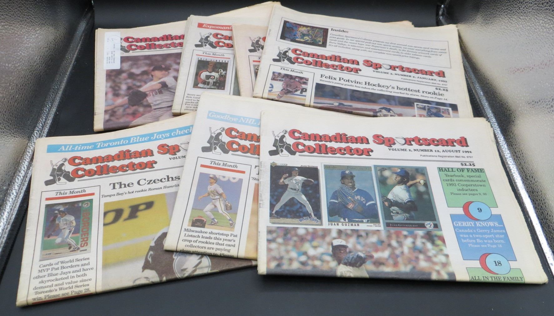 Lot of Canadian Sportscards Collector Newspapers