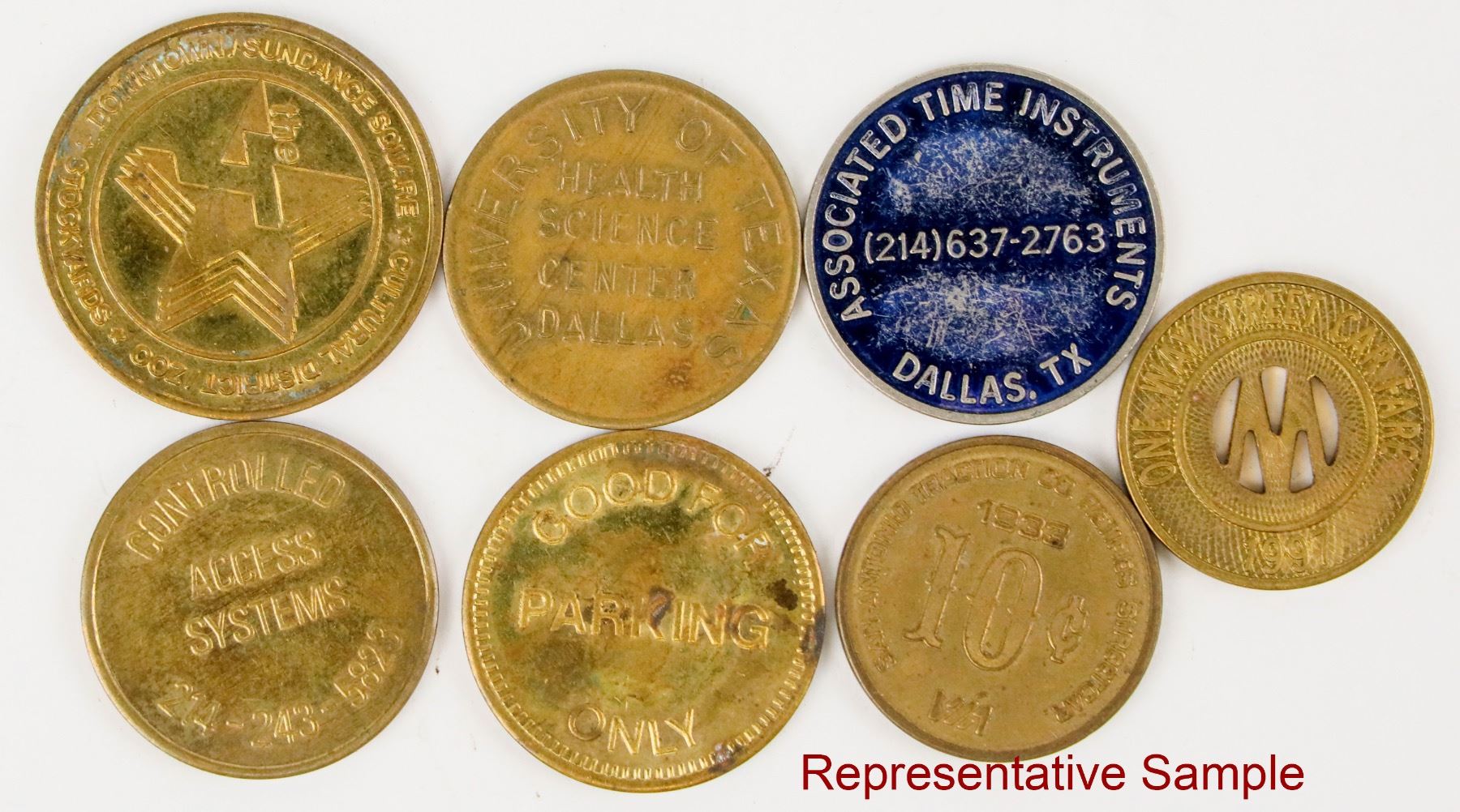 Texas Transportation Tokens (150+) [207047]