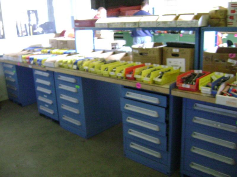 LYON 10 DRAWER BUTCHER BLOCK WORK BENCH 6'