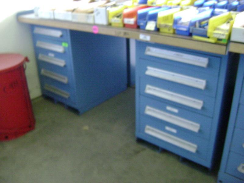 LYON 10 DRAWER BUTCHER BLOCK WORK BENCH 6'