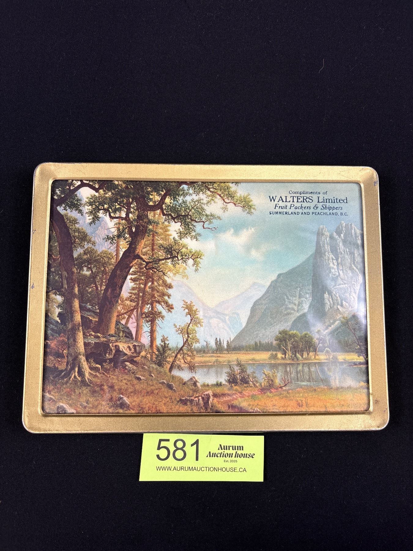 1930's Walters Limited Fruit Packet + Shippers Summerland & Peachland B ...