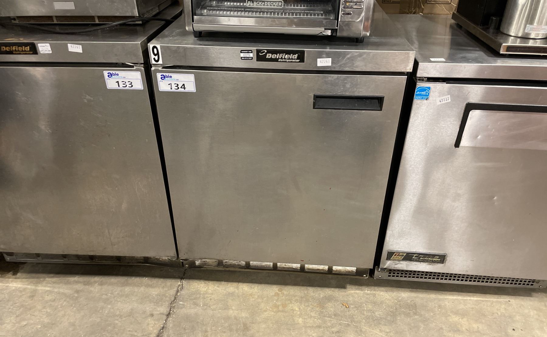 DELFIELD STAINLESS STEEL UNDERCOUNTER SINGLE DOOR REFRIGERATOR UNIT ...