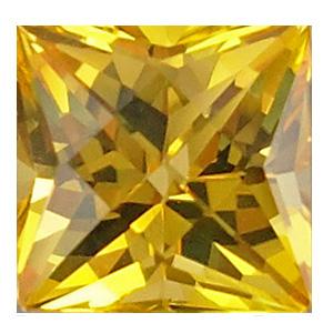2.1mm Scintillating Square Golden Yellow Sapphire (GMR-0531D)