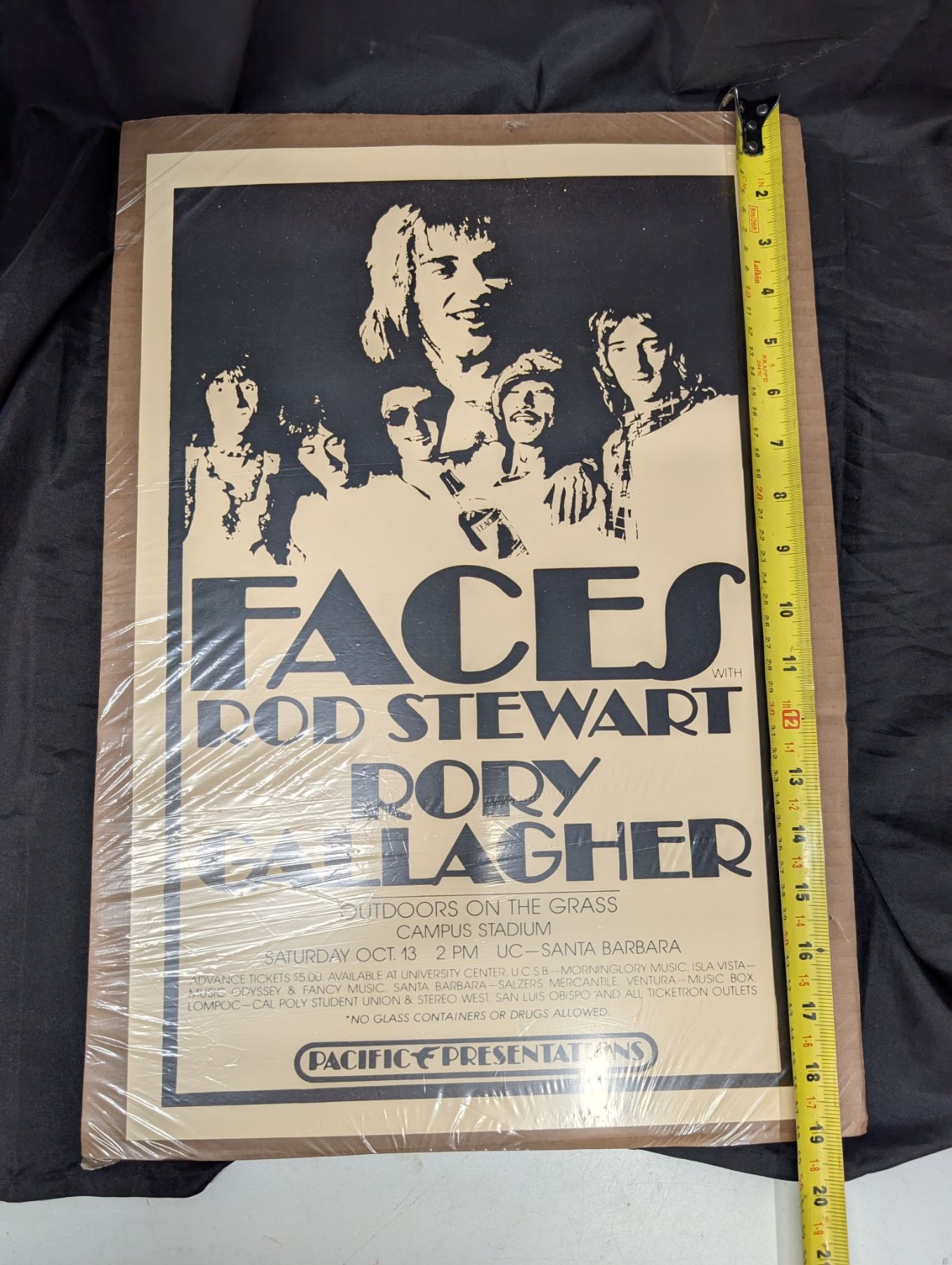 Faces Rod Stewart Concert Poster - Schmalz Auctions