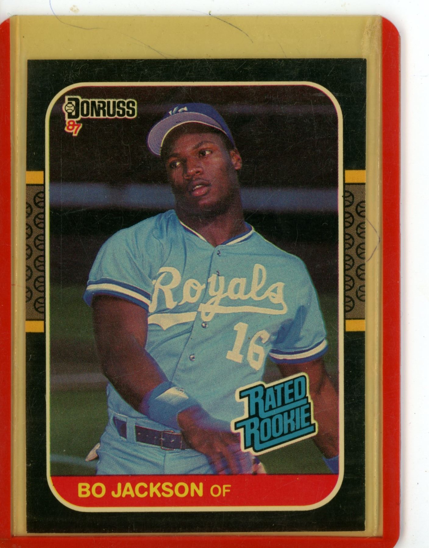 Bo Jackson LEAF 87' Rated Rookie No 35 Baseball card - Schmalz Auctions