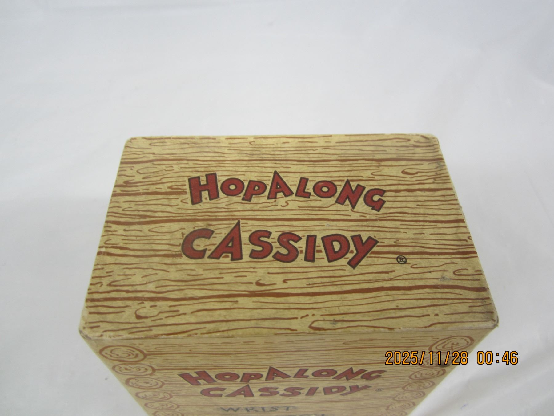892. Hopalong Cassidy Kid's Watch with Rare Cardboard Display Case 1960 ...