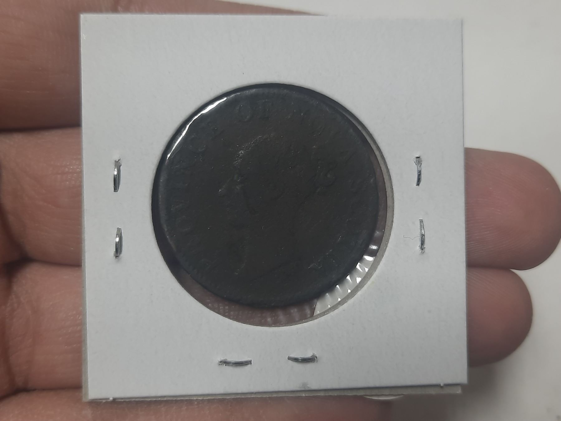 Nova Scotia. 1840 Half Penny Token Pre-Confederation Token. Engrailed ...