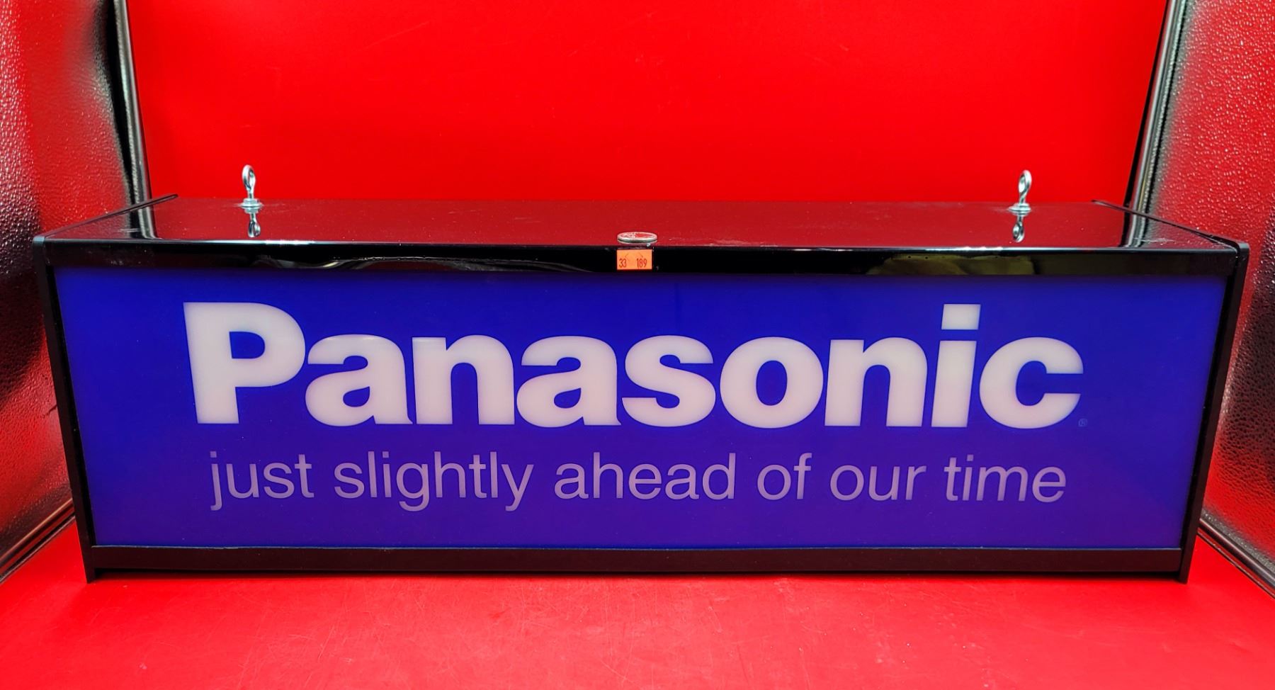 Panasonic Just Slightly Ahead of Our Time Advertising Sign