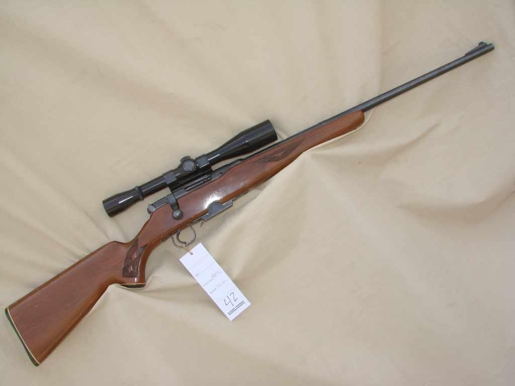 SAVAGE MODEL 340D IN 222 REM CAL, W/ LYMAN SCOPE (L)A4556, 200700