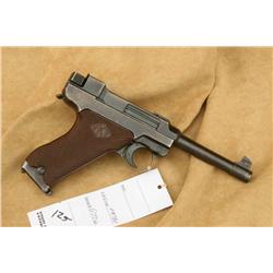 LAHTI PISTOL "FINNISH L35" 3RD VARIATION, 9MM CAL, HAS 3 CROWNS ON LEFT ...