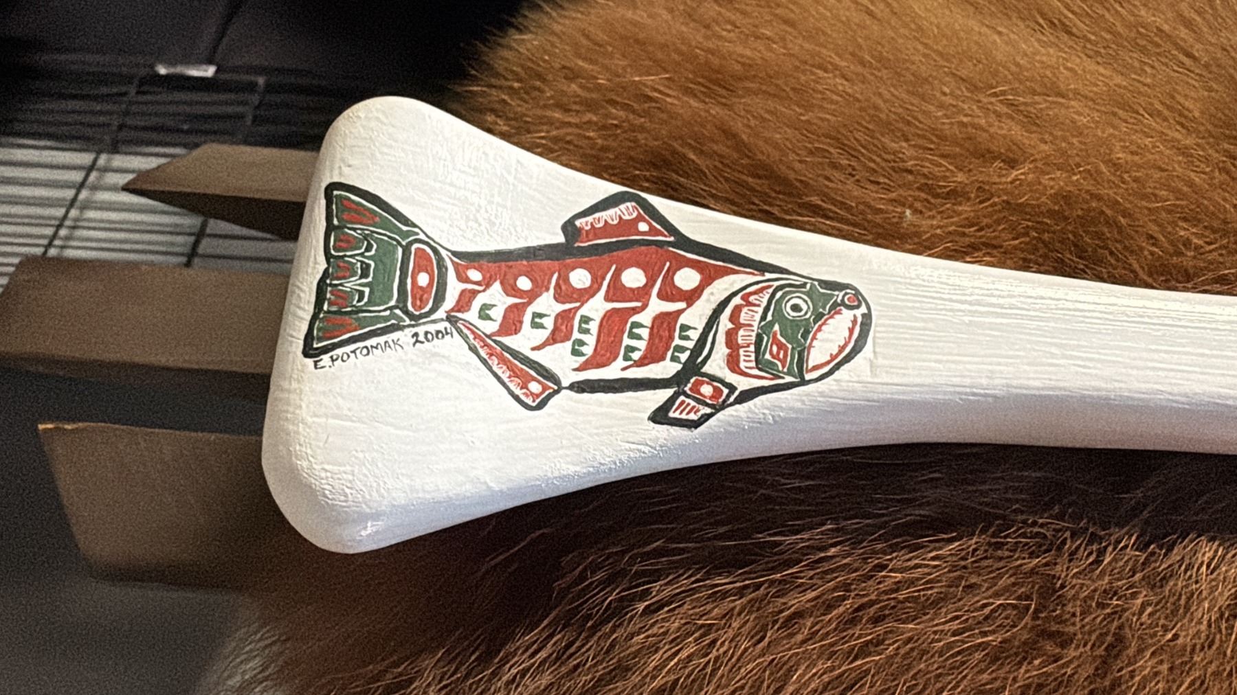 FIRST NATIONS STYLE PAINTED PADDLE - Able Auctions