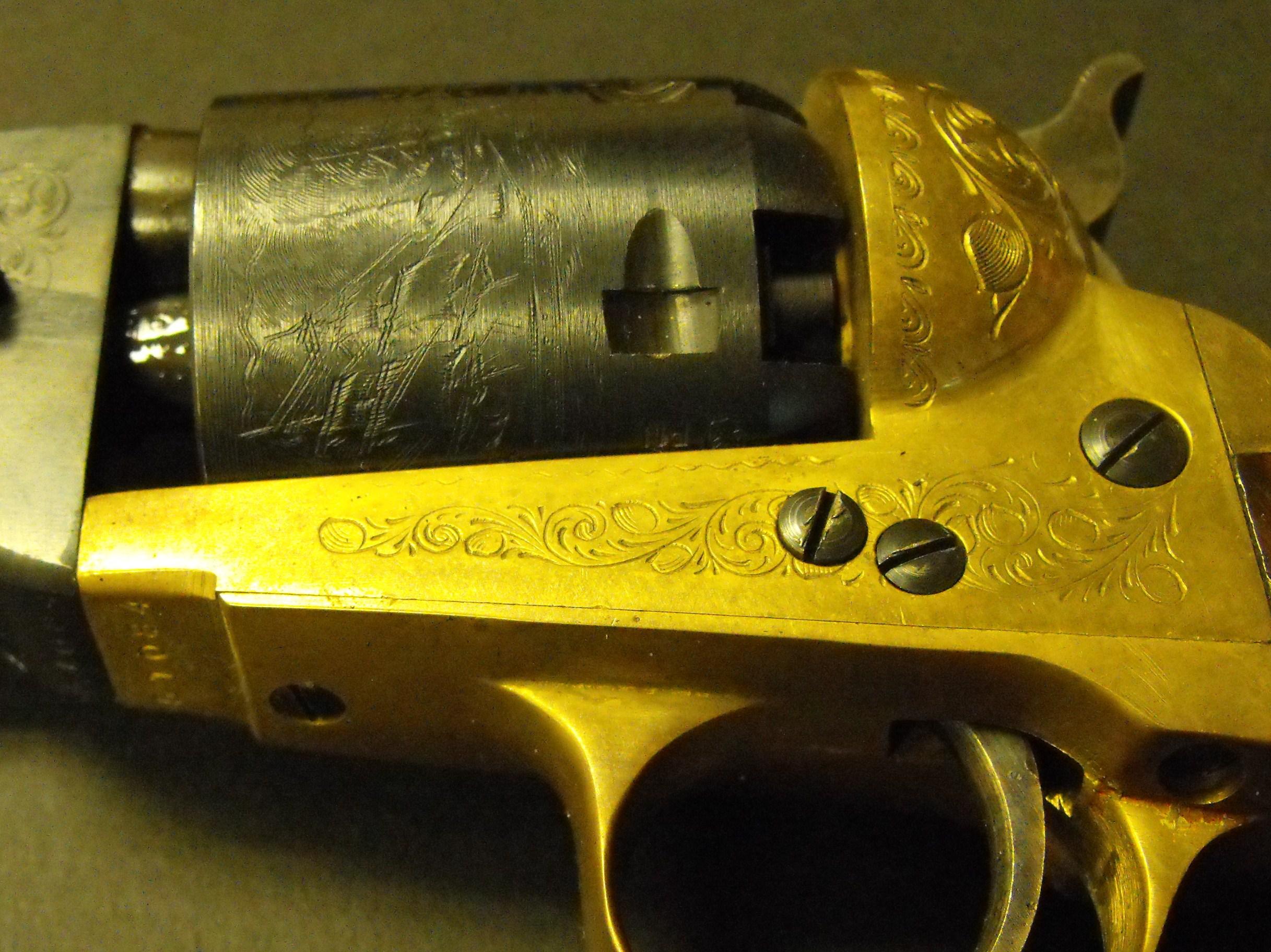 Semi Modern Reproduction .36 Caliber Naval Black Powder Pistol