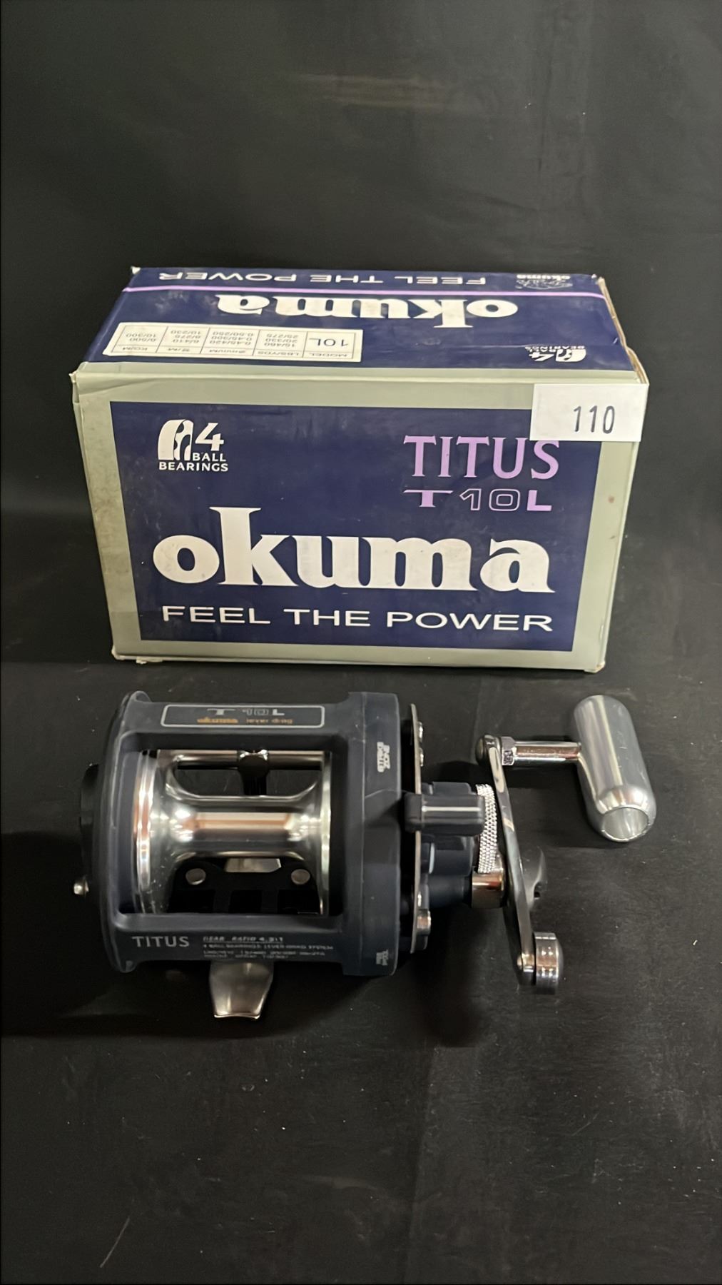 *NEW* OKUMA TITUS LEVER DRAG REEL T10L - Able Auctions