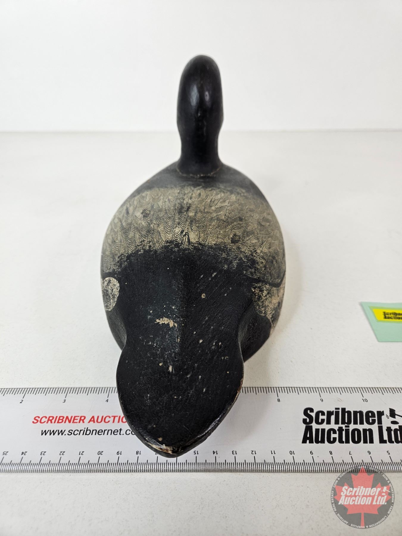 Decoy : Blue Bill Drake (c. 1960) (7"H x 6"W x 14"D) - Scribner Auction ...