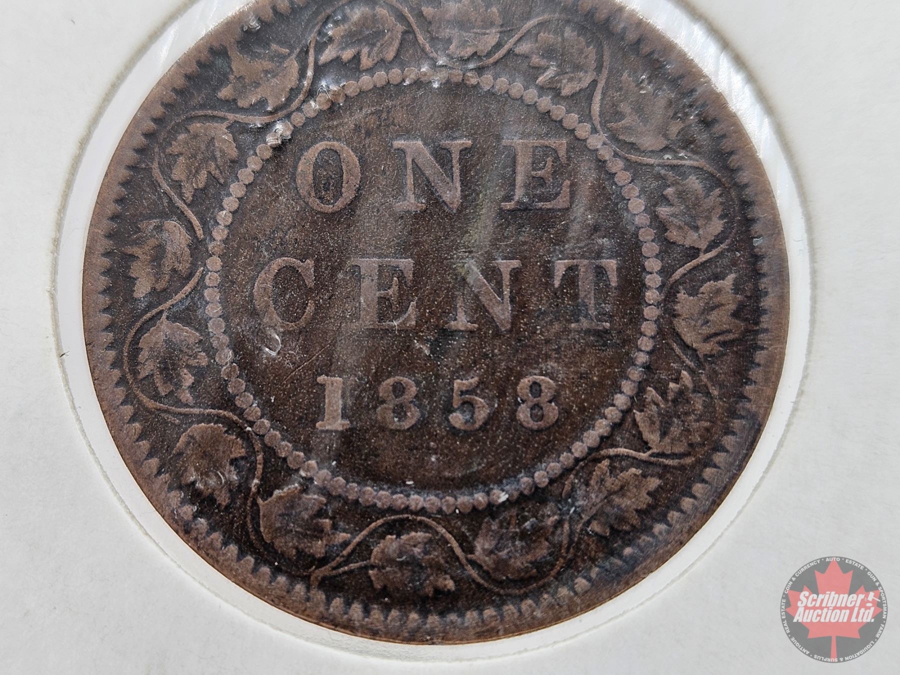 Canada One Cent 1858