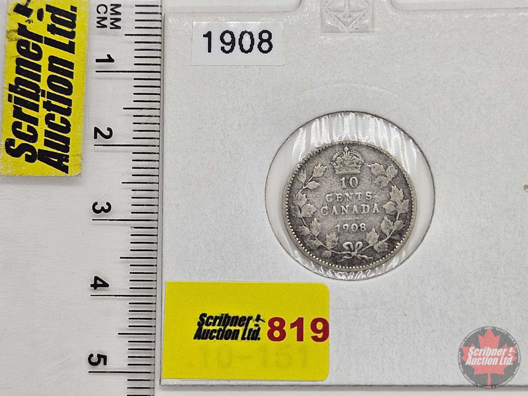 Canada Ten Cent 1908