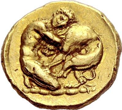 Greek coins. Syracuse. 2 decadrachm ca 405-400, AV 5.79g.