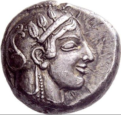 Greek coins. Attica, Athens. Didrachm ca 475-465, AR 8.60g.
