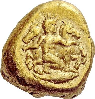 Greek coins. Mysia, Cyzicus. Stater ca 460-400, EL 16.05g.