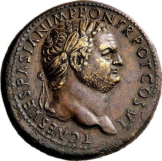 Roman Empire. Titus caesar, 69–79. Sestertius 77-78, Æ 26.41g.