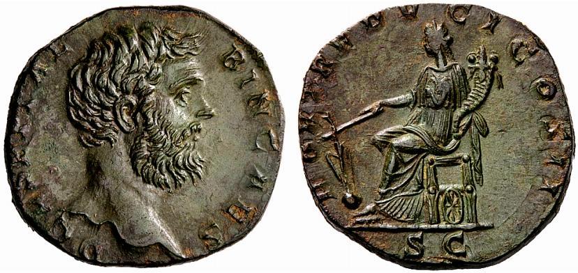 Roman Empire. Clodius Albinus. Sestertius 194-195, Æ 22.15g.